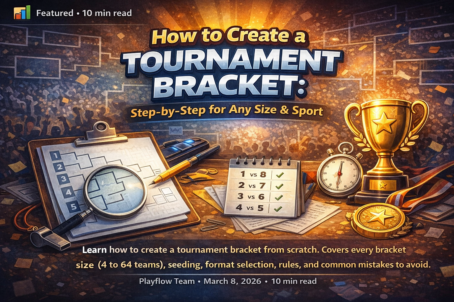 How to Create a Tournament Bracket: Step-by-Step for Any Size & Sport ...